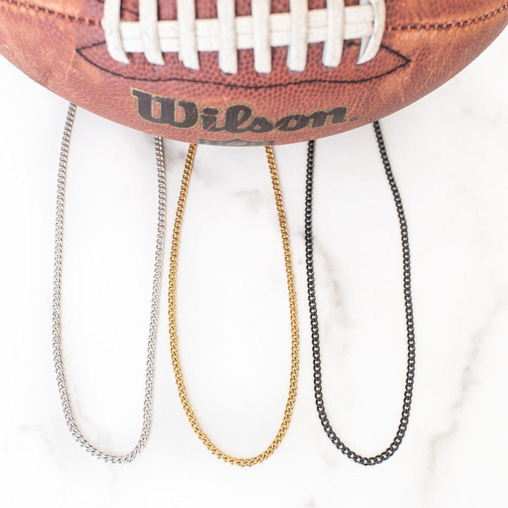 Thin Cuban Link Chain | Gold – Golden Thread, Inc.