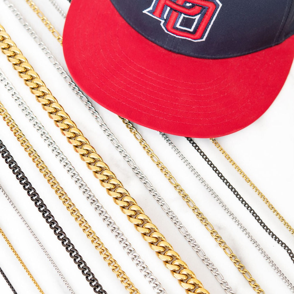 Thin Cuban Link Chain | Silver – Golden Thread, Inc.