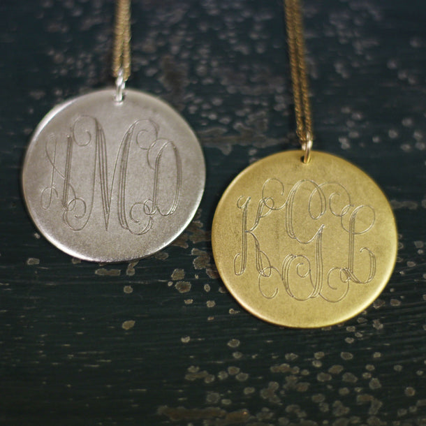 Antique Large Disc – Golden Thread, Inc.